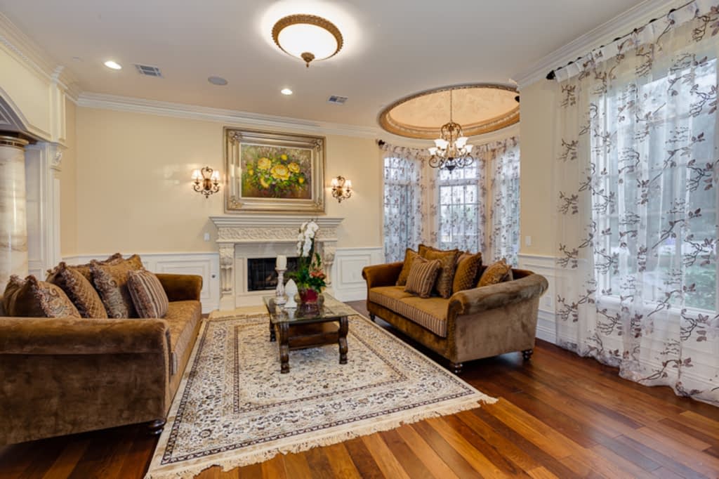 French Manor New Build In Arcadia, CA With Separate Indoor Swimming ...