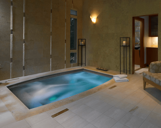 A Look At Some Indoor Hot Tubs From Houzz.com - Homes of the Rich