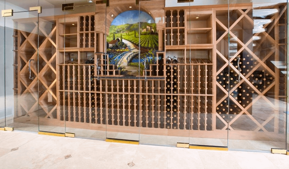 A Look At Some See-Through Wine Rooms - Homes of the Rich