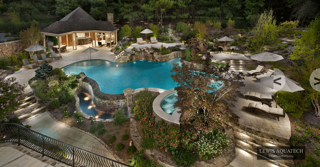 Lewis Aquatech Pools - Homes of the Rich