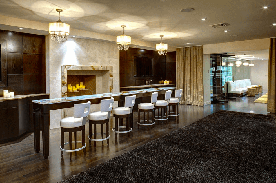 High-End Entertainment Space By Maxey Hayse Design Studios, Inc - Homes ...