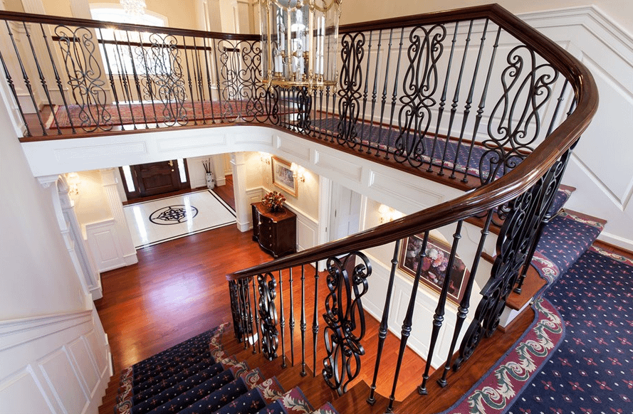 17,000 Square Foot Stone & Stucco Colonial Mansion In Villanova, PA ...