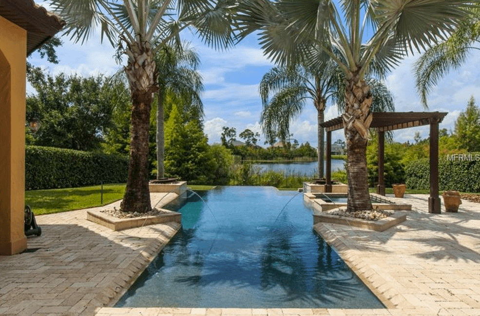 $2.7 Million Lakefront Tuscan Mansion In Windermere, FL - Homes of the Rich