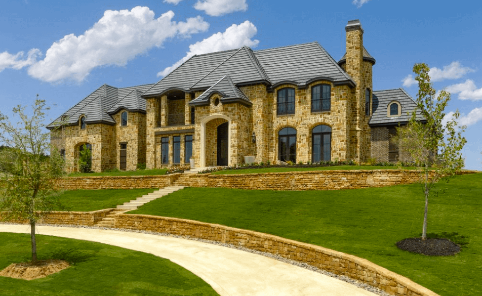 Newly Built Stone & Brick Home In Westlake, Texas - Homes of the Rich