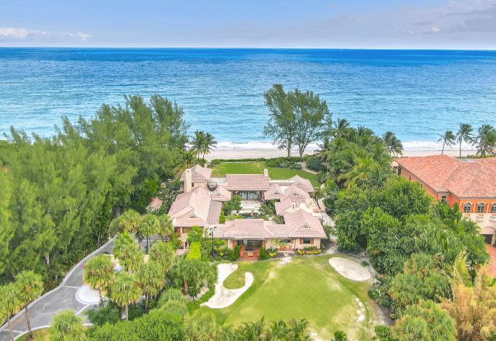 Two Oceanfront Estates Belonging To The Late Chris Cline On The Market ...