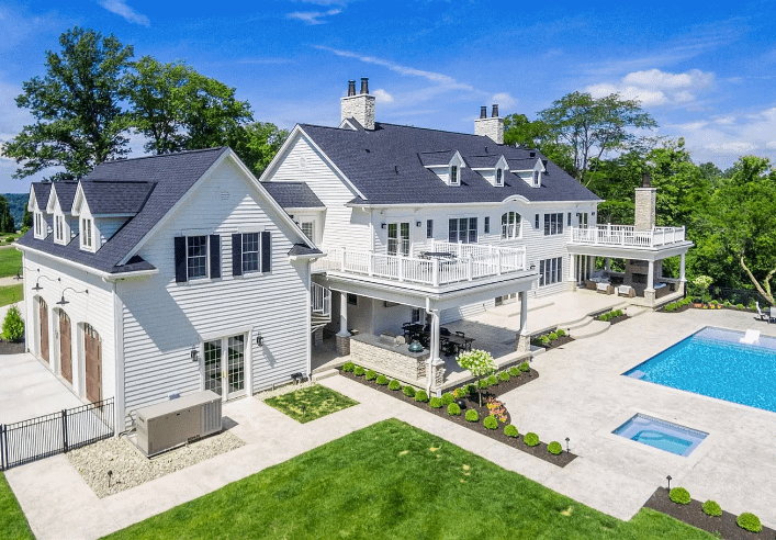 $3 Million Colonial Home On 6 Acres In Cincinnati, Ohio - Homes of the Rich