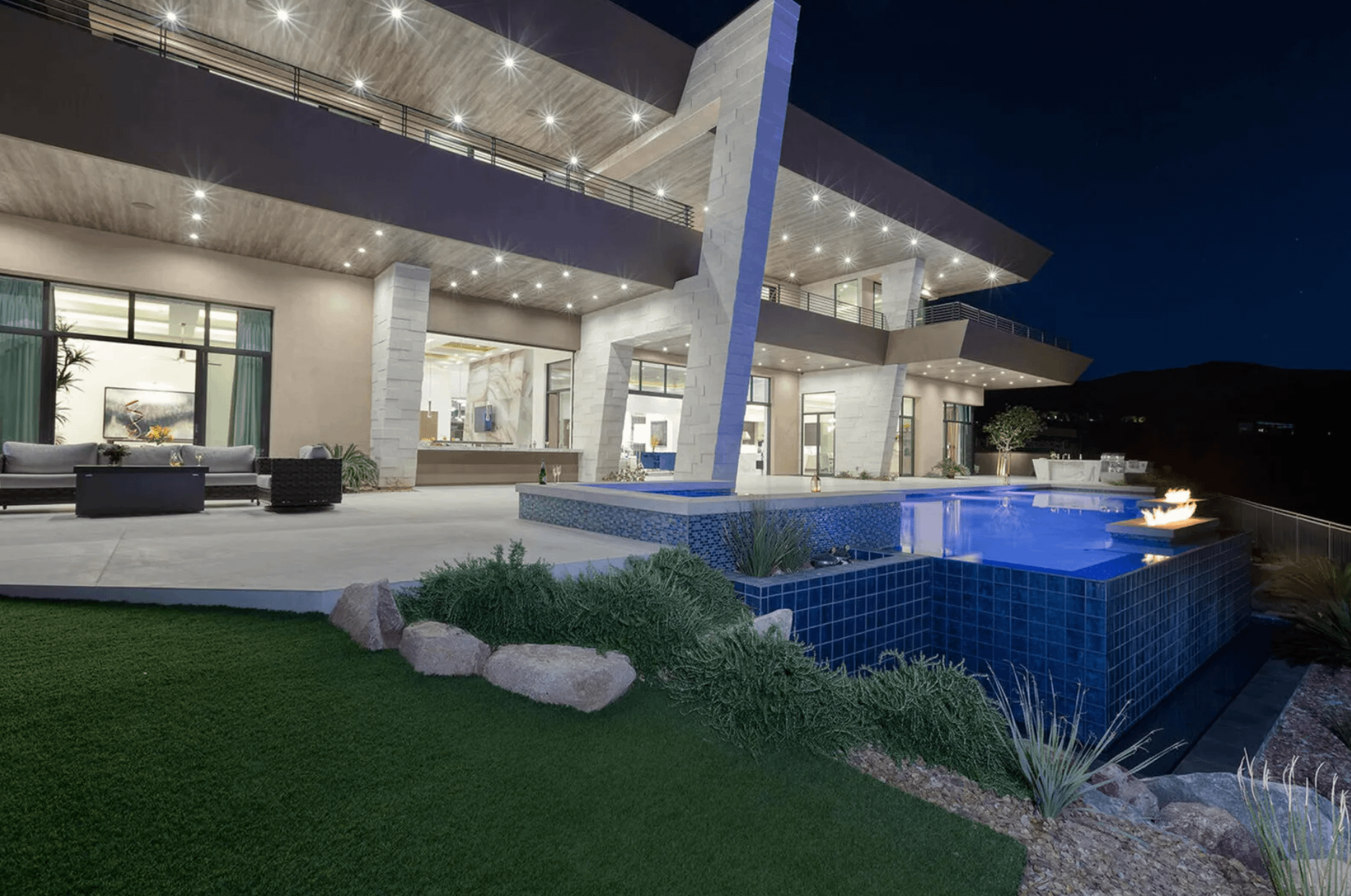 $10.5 Million Contemporary Style New Build In Henderson, Nevada - Homes ...