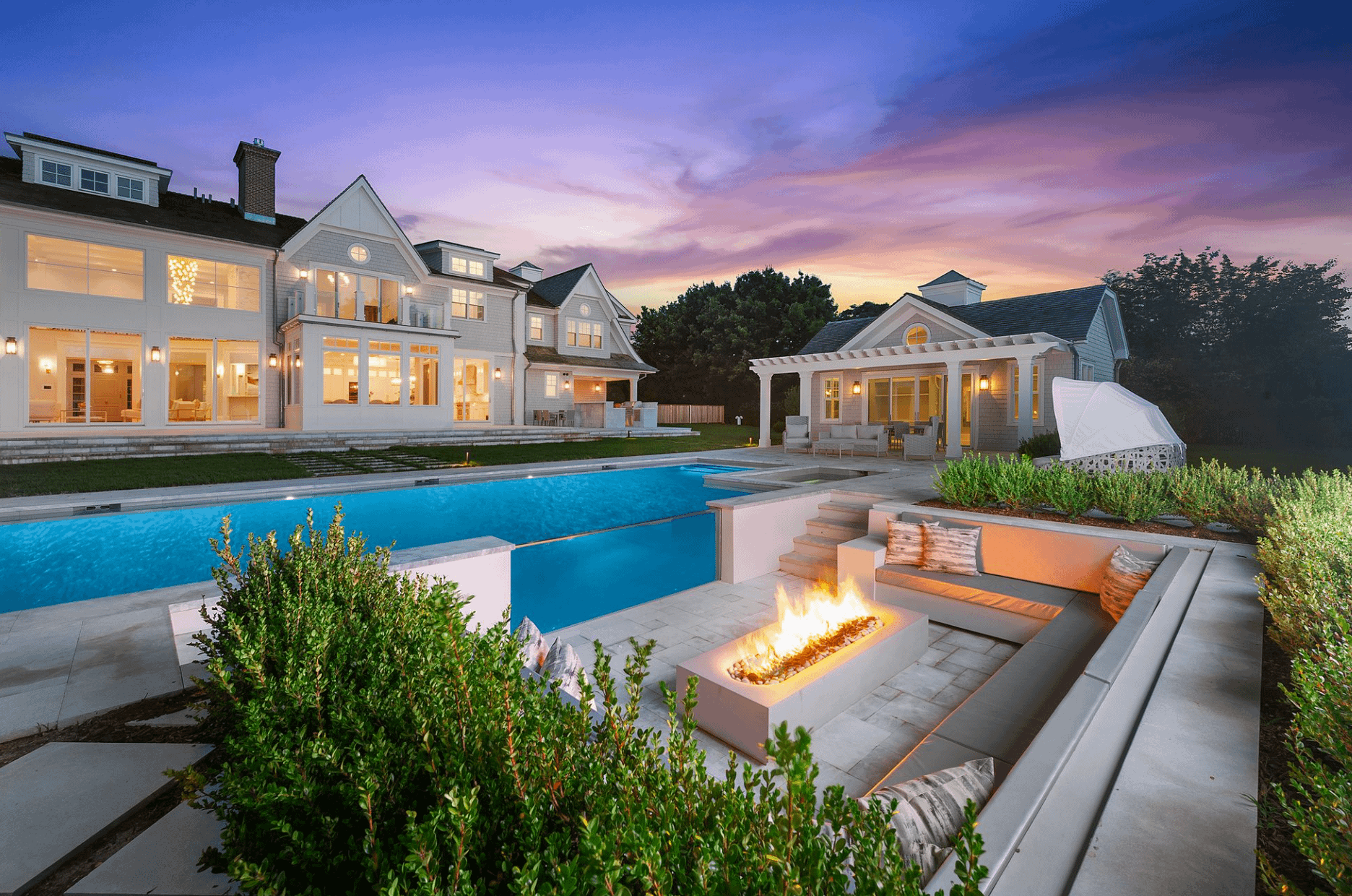 Hamptons Home With Indoor Pool & Basketball Court (PHOTOS)