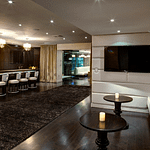 High-End Entertainment Space By Maxey Hayse Design Studios, Inc - Homes ...