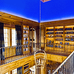 2-Story Libraries - Homes of the Rich