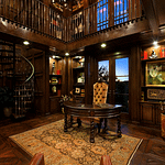 2-Story Libraries - Homes of the Rich