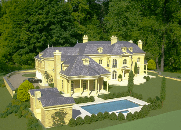 Models Of Four Wadia Associates Designed Greenwich Mega Mansions ...