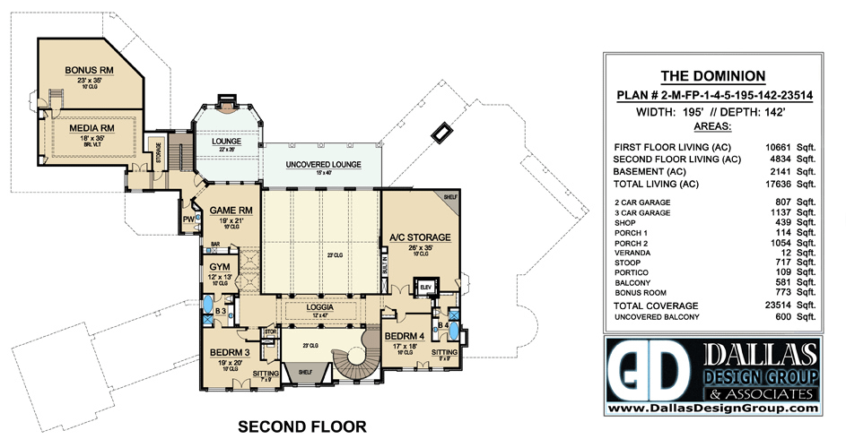 Two Mansion Plans From Dallas Design Group - Homes of the Rich