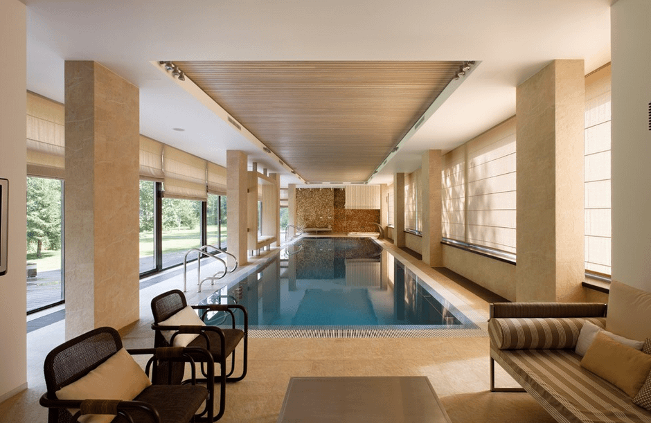 A Look At Some Modern & Contemporary Indoor Pools - Homes of the Rich