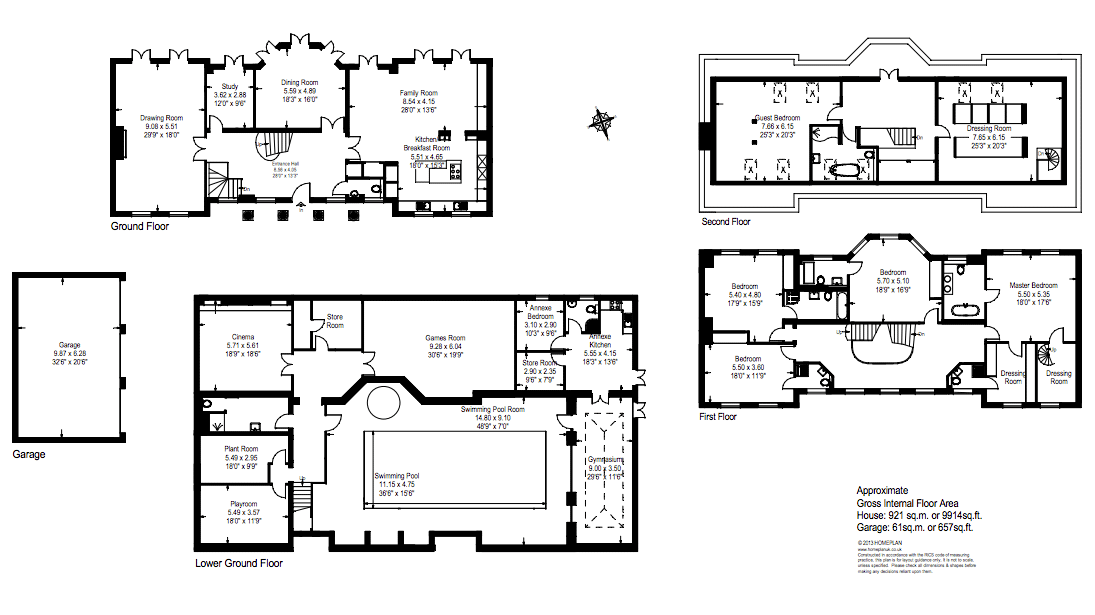 Chelsea House - An £11 Million Brick Mansion In Surrey, England - Homes ...