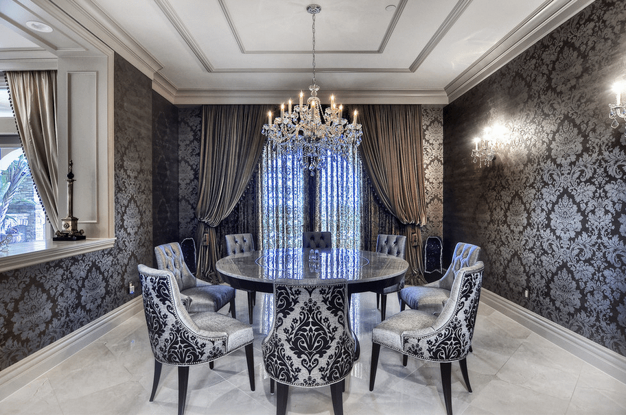 A Look At Some Dining Rooms With Circular Tables - Homes of the Rich