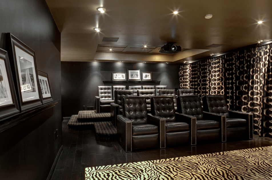 High-End Entertainment Space By Maxey Hayse Design Studios, Inc - Homes ...