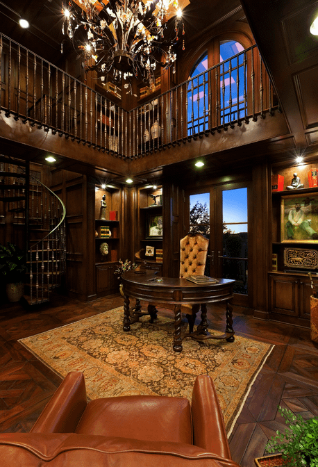 2-Story Libraries - Homes of the Rich