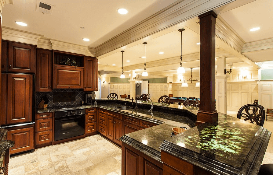 17,000 Square Foot Stone & Stucco Colonial Mansion In Villanova, PA ...