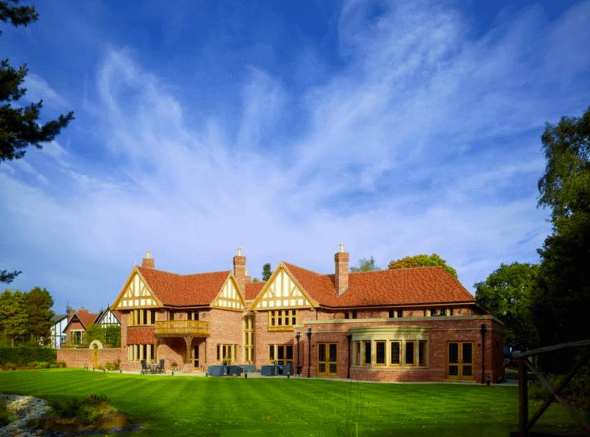 Stately Brick Mansion In Cheshire, England - Homes of the Rich