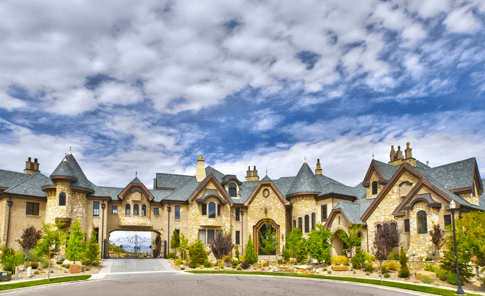 The Draper Castle - A 23,000 Square Foot Brick & Stone Mansion In ...