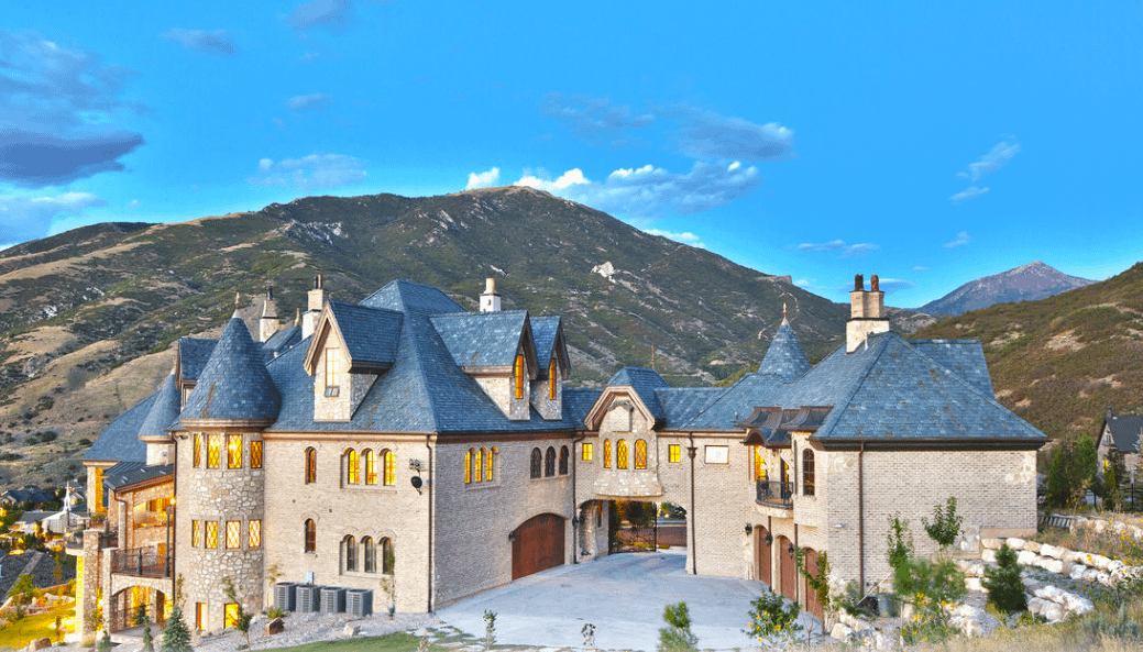 The Draper Castle - A 23,000 Square Foot Brick & Stone Mansion In ...