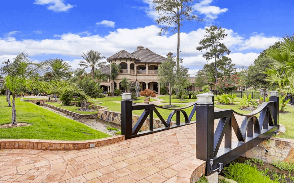 13,000 Square Foot Waterfront Mediterranean Mansion In Spring, TX ...