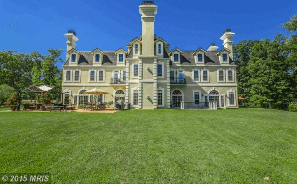 27,000 Square Foot French Chateau Mega Mansion In Clifton, VA Re-Listed ...