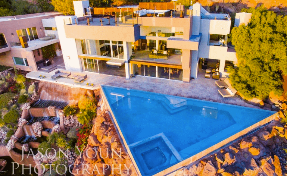 Incredible Contemporary Hilltop Mansion In Phoenix, AZ - Homes of the Rich