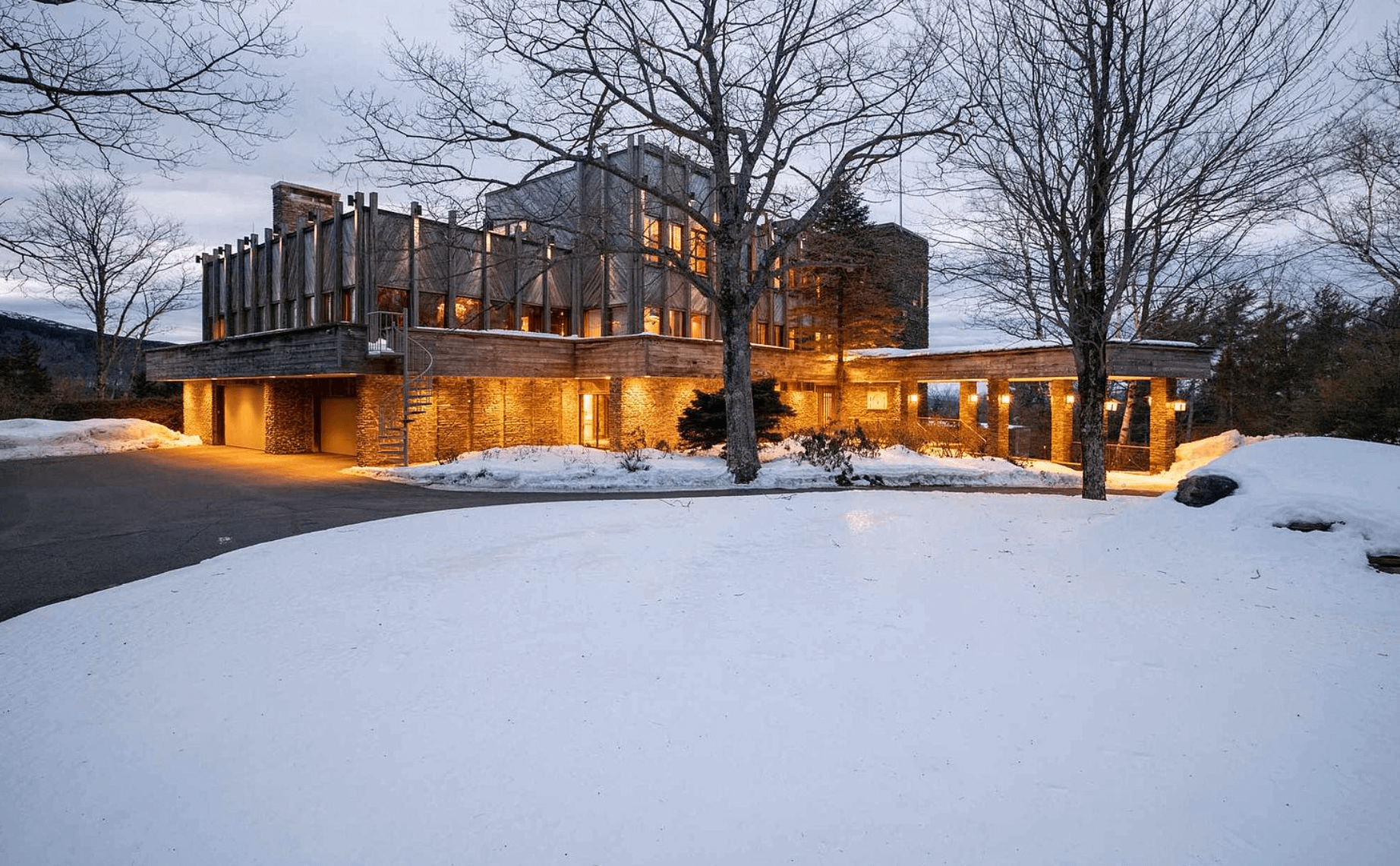Unique Architectural Home In Dublin, New Hampshire With Indoor Pool ...