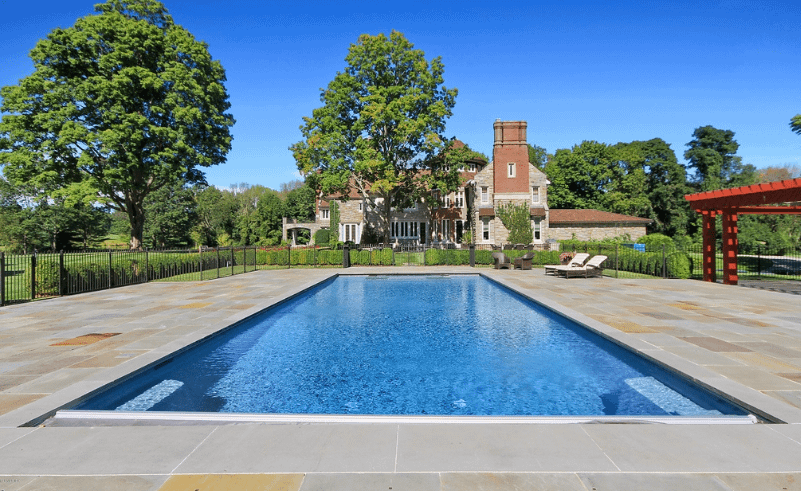 Stone Home In Greenwich, Connecticut With Indoor And Outdoor Pools ...