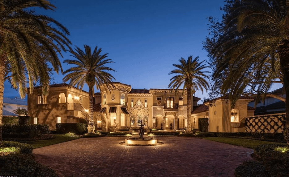 Mediterranean Style Waterfront Mansion Naples, Florida - Homes of the Rich