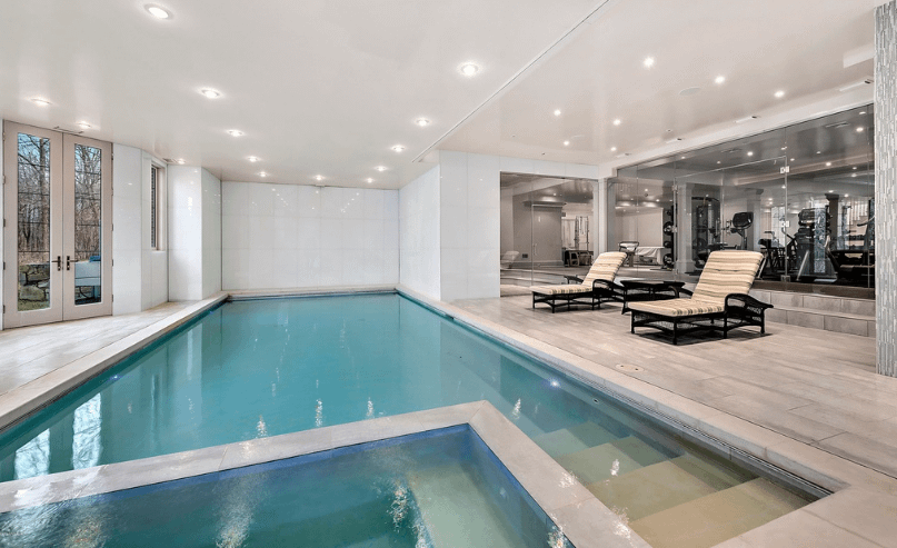 Stone Home In Greenwich, Connecticut With Indoor And Outdoor Pools ...