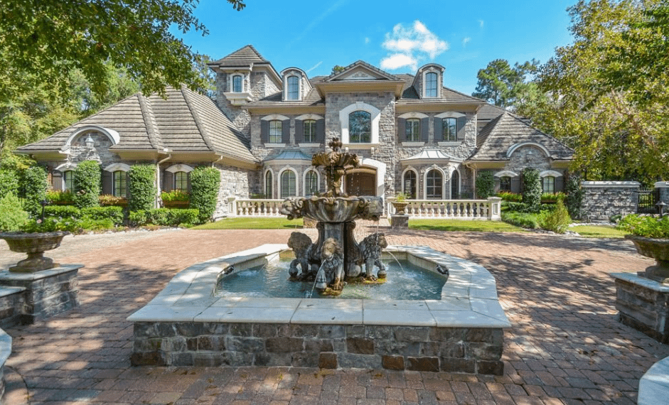 $3.2 Million Stone Home In Spring, Texas - Homes of the Rich