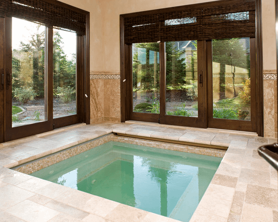 A Look At Some Indoor Hot Tubs From Houzz.com - Homes of the Rich