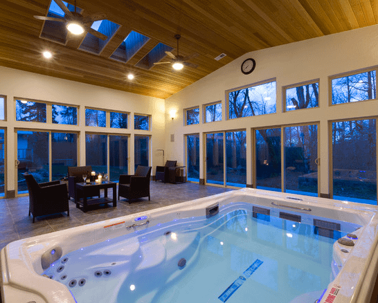 A Look At Some Indoor Hot Tubs From Houzz.com - Homes of the Rich