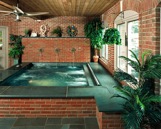 A Look At Some Indoor Hot Tubs From Houzz.com - Homes of the Rich