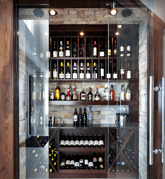 A Look At Some See-Through Wine Rooms - Homes of the Rich