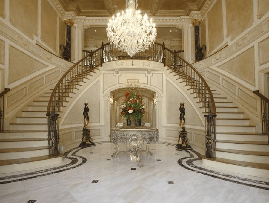 30 Impressive Double Staircases (PHOTOS) - Homes of the Rich
