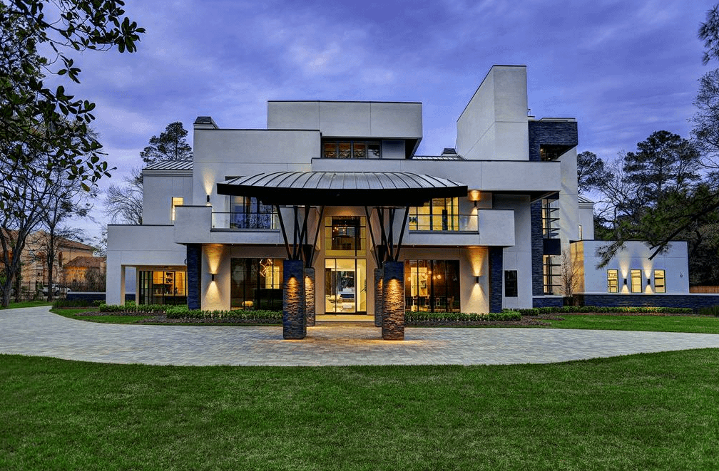 Newly Built Contemporary Style Mansion In Houston, Texas - Homes of the ...
