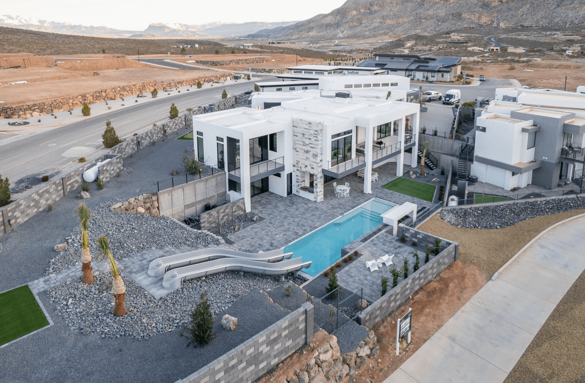 $5 Million Utah New Build With 2 Waterslides (PHOTOS)