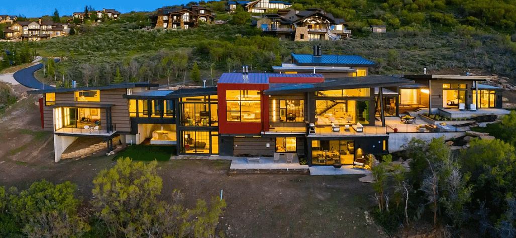 $11.5 Million Contemporary Mountaintop Home In Park City, Utah - Homes ...