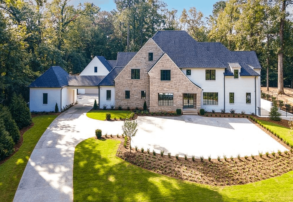 $5 Million Brick & Stone New Build In Atlanta, Georgia - Homes of the Rich