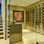 A Look At Some See-Through Wine Rooms - Homes of the Rich