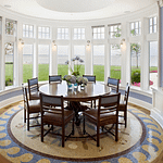 A Look At Some Dining Rooms With Circular Tables - Homes of the Rich
