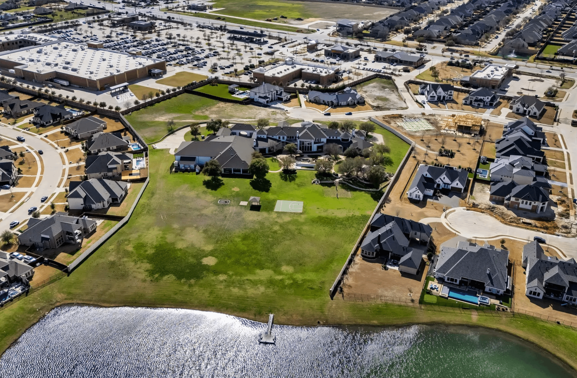 Deion Sanders' Former Mega Home In Prosper, Texas (PHOTOS)