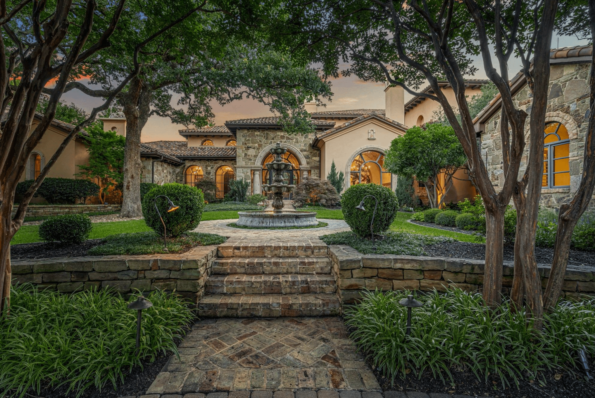 This Texas Property Features A 2-Story Library And Guest Casita