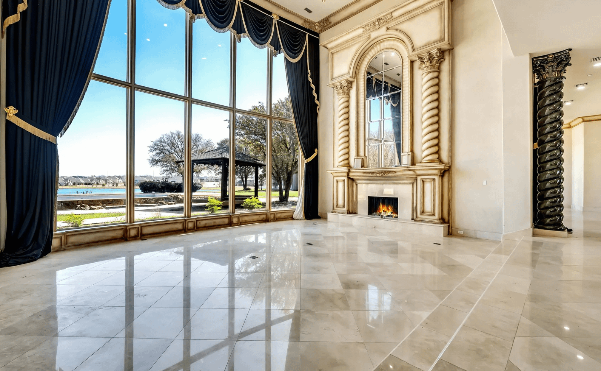 Deion Sanders' Former Mega Home In Prosper, Texas (PHOTOS)