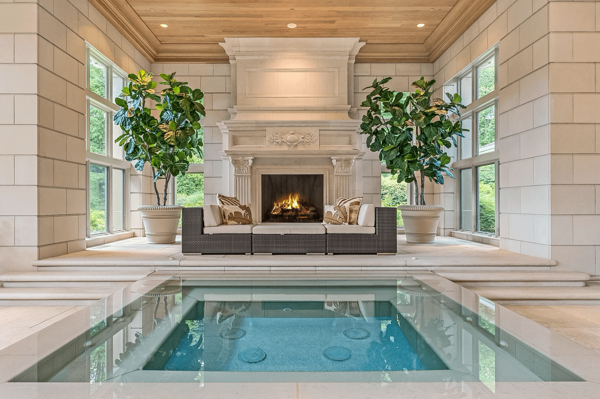 NJ Home With Grand Indoor Pool Lists For $17 Million (PHOTOS)
