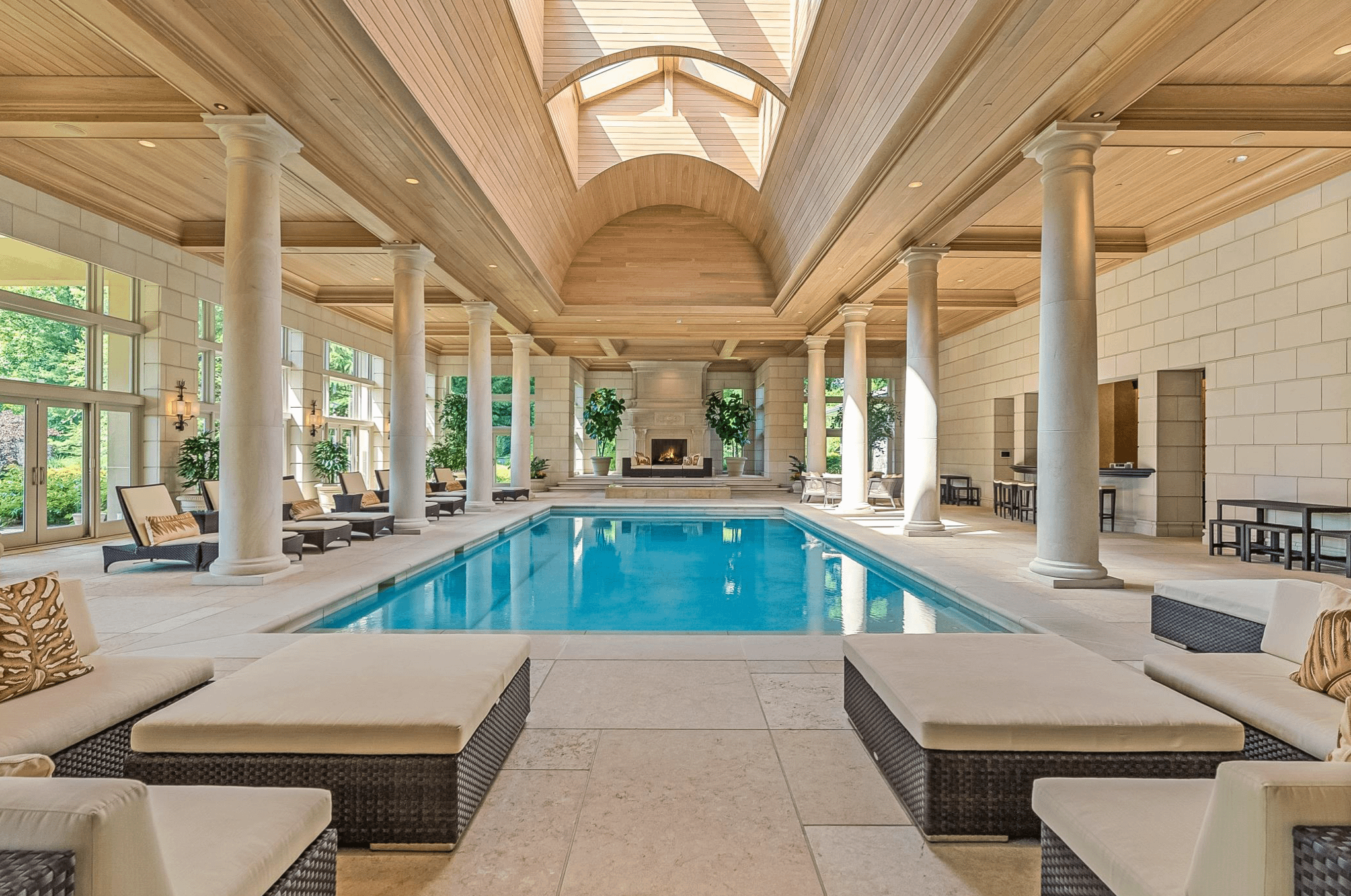 NJ Home With Grand Indoor Pool Lists For $17 Million (PHOTOS)